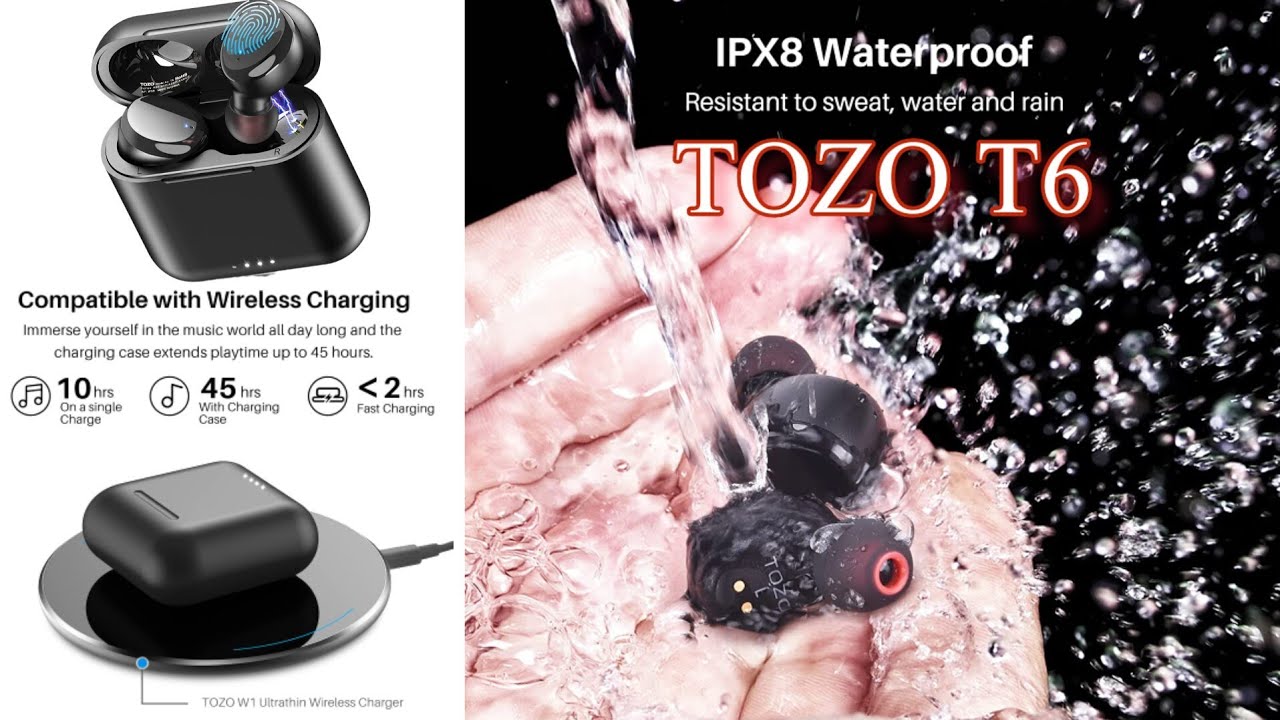 TOZO T6 Wireless Earbuds 2023 | TOZO T6 | Wireless Earbuds 2023 ...