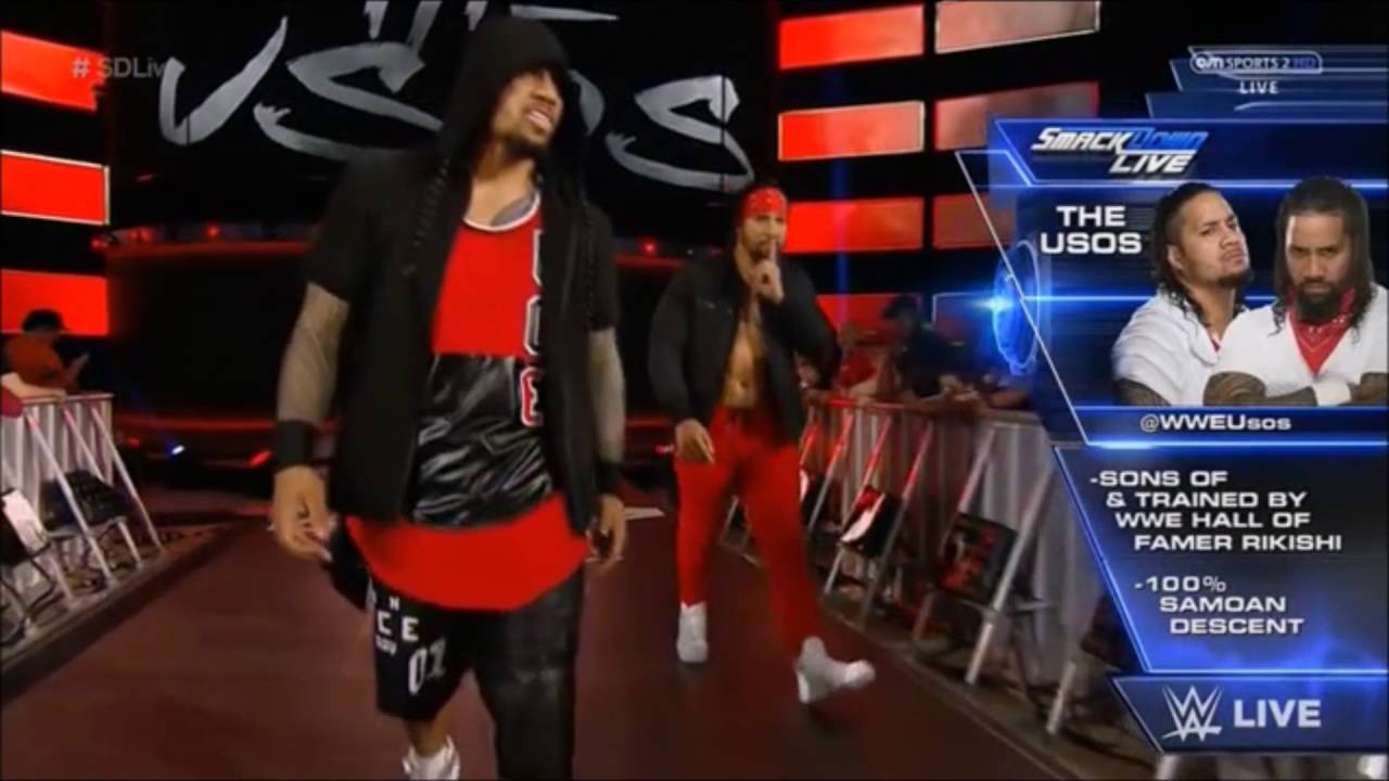 The Usos NEW entrance 2016!! - YouTube