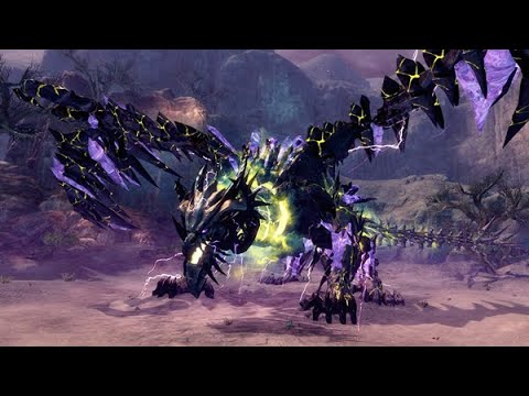 Guild Wars 2 - Death Branded Shatterer Boss - Gameplay - YouTube