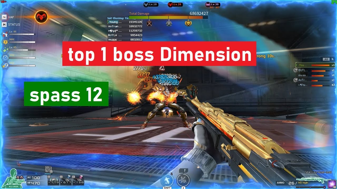 giật top boss Dimention ăn hòm vàng 5S - Redzone 3 - YouTube