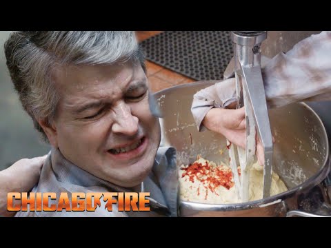Man's Arm Trapped Inside Commercial Food Mixer | Chicago Fire