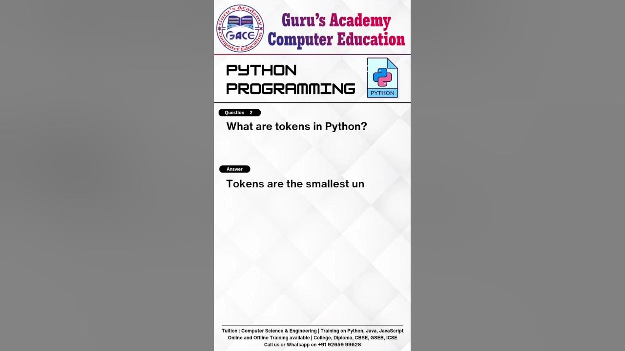 02 | Python Question and Answer #pythonprogramming #pythoninterview ... 02 | Python Question and Answer #pythonprogramming #pythoninterview ...