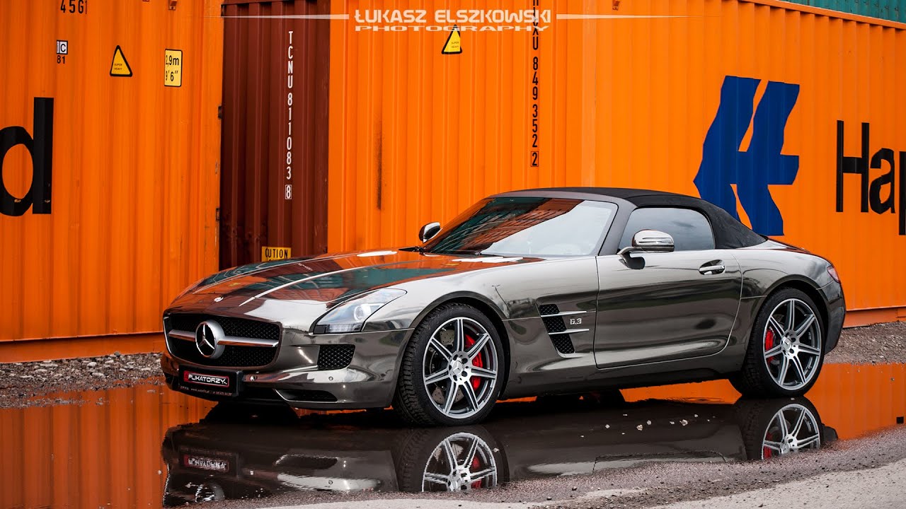 Zmiana koloru auta Mercedes SLS AMG - First Black Chrome in Poland by ...