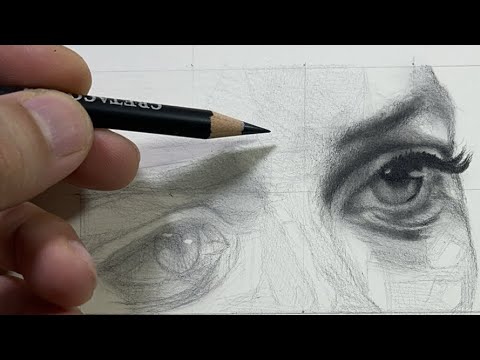 Pencil LIVE Drawing! How to Draw, Layer, Shade, Blend Realism- Tutorial ...
