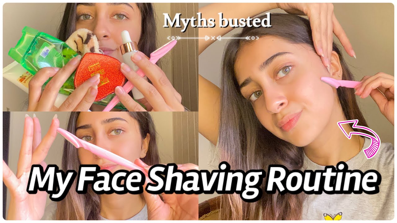 How to remove Facial Hair | How to shave face for clear smooth skin ...