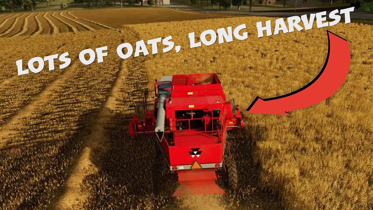 EP 02 Farming Simulator 25 More Oat Harvesting Time Lapse FS25 - YouTube