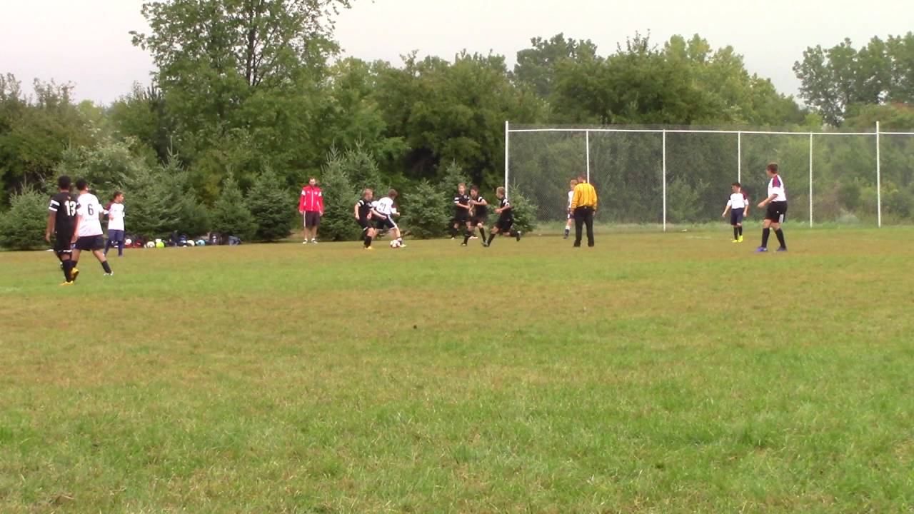 MVI 0458 Sam, Gage, Aidan, Trey assist, Eli goal - YouTube