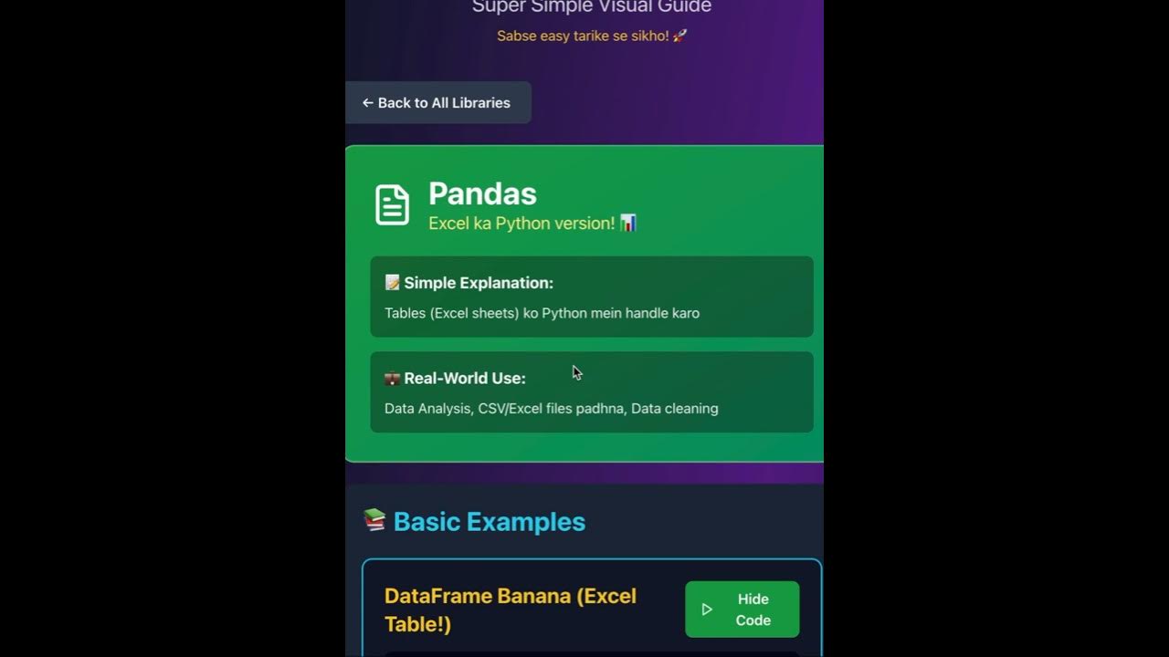 🚀 Pandas Library in Python Explained | Padho Ase Ki Yaad Rahe # ...