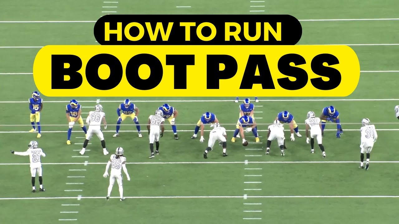 How To Run The Play Action Boot Pass - YouTube
