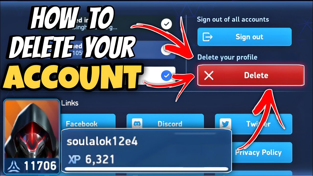Deleting my Mech Arena Account | How to Delete Your Game Account - Mech ...