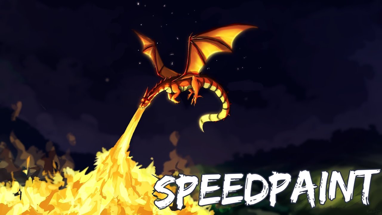 Dragon | Speedpaint - YouTube