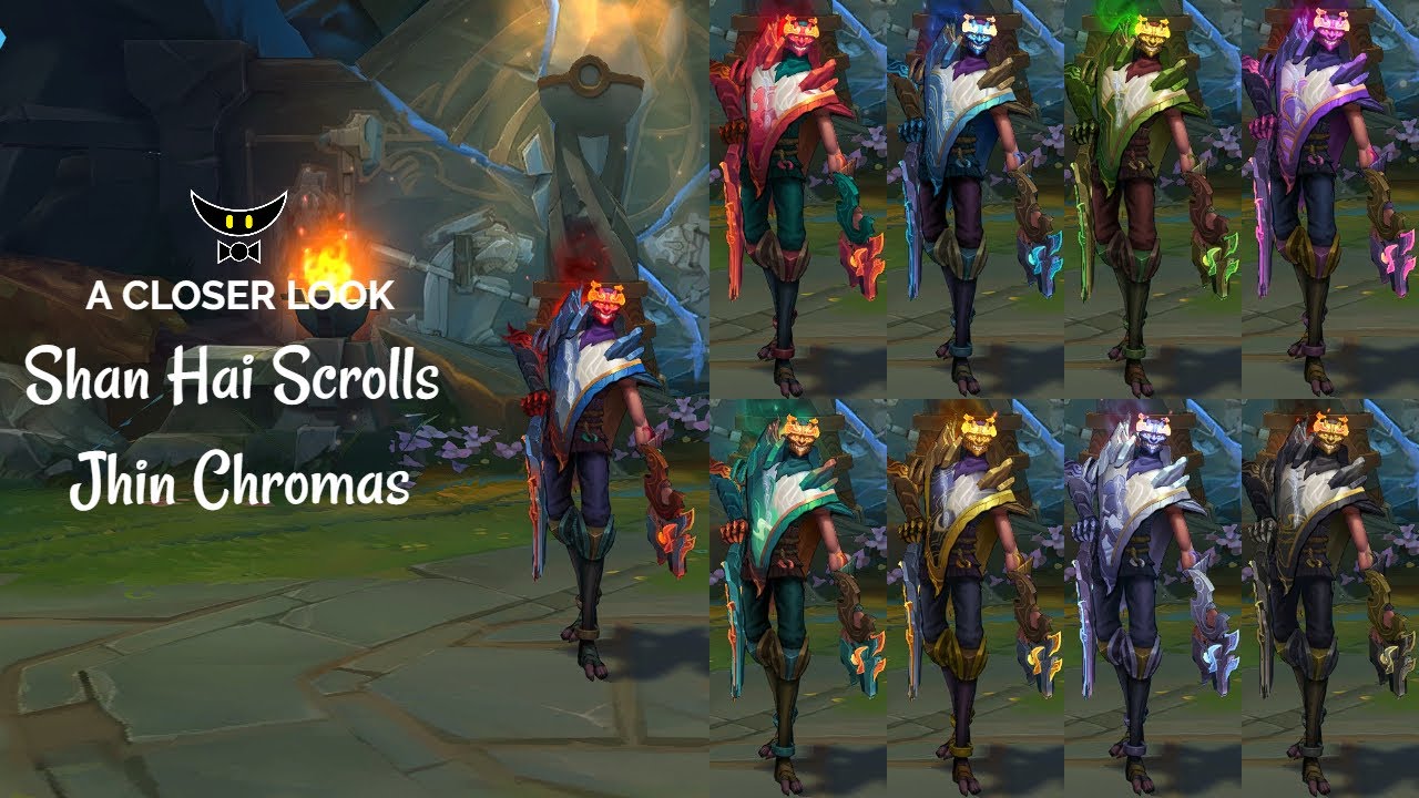 Shan Hai Scrolls Jhin Chromas - YouTube