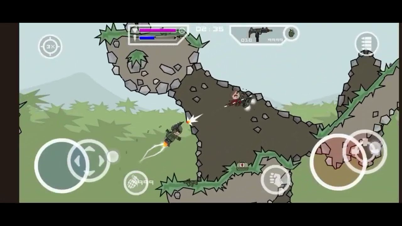 Doodle Fight 2 (Mini Militia) - YouTube