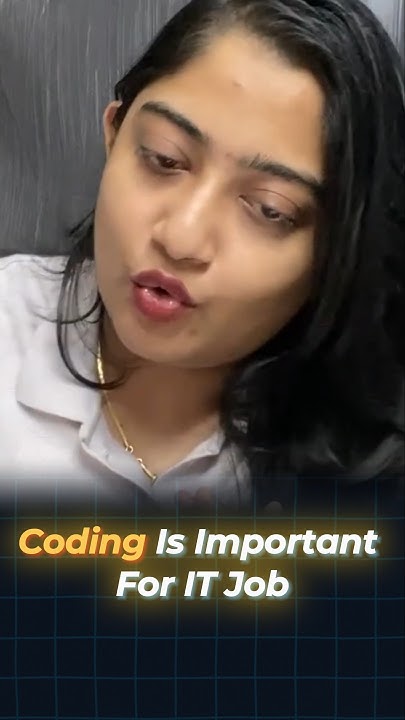 Coding is crucial for IT jobs (Tamil) | career as a programmer - YouTube