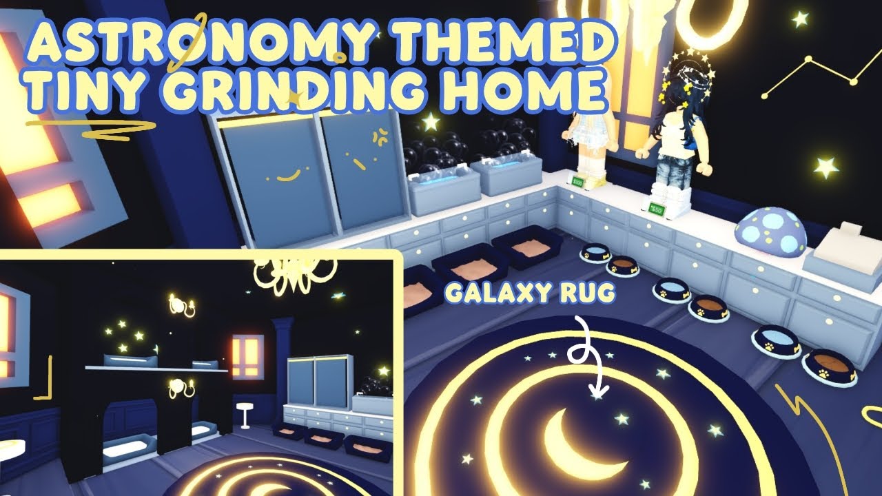Astronomy-themed tiny grinding house | Roblox Adopt Me - YouTube