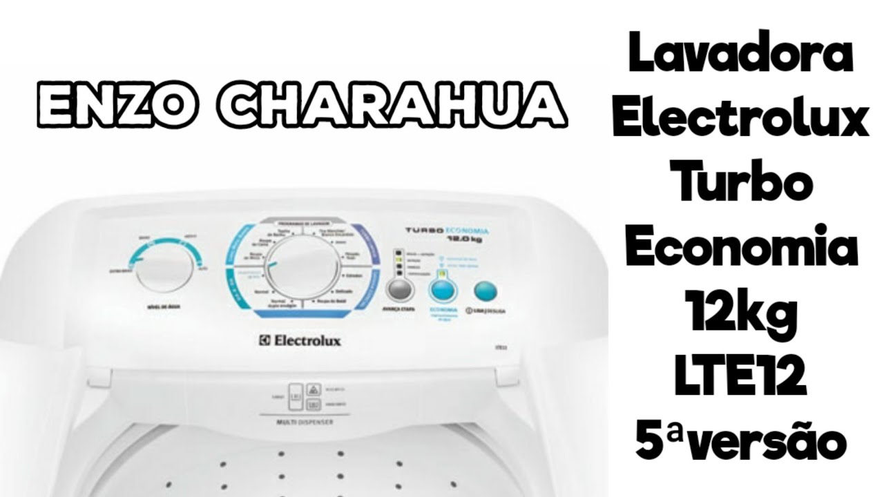 Lavadora Electrolux Turbo Economia 12kg LTE12 v5 | Edredons - YouTube