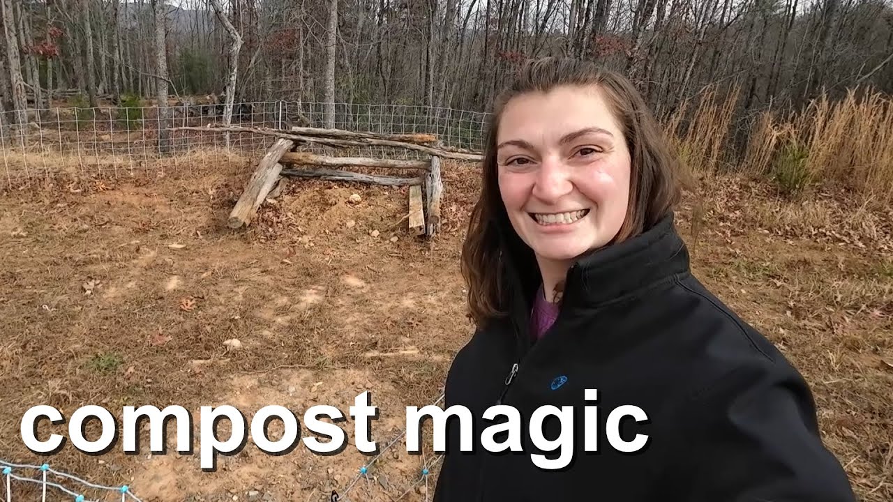 Building Our First Compost Pile - YouTube