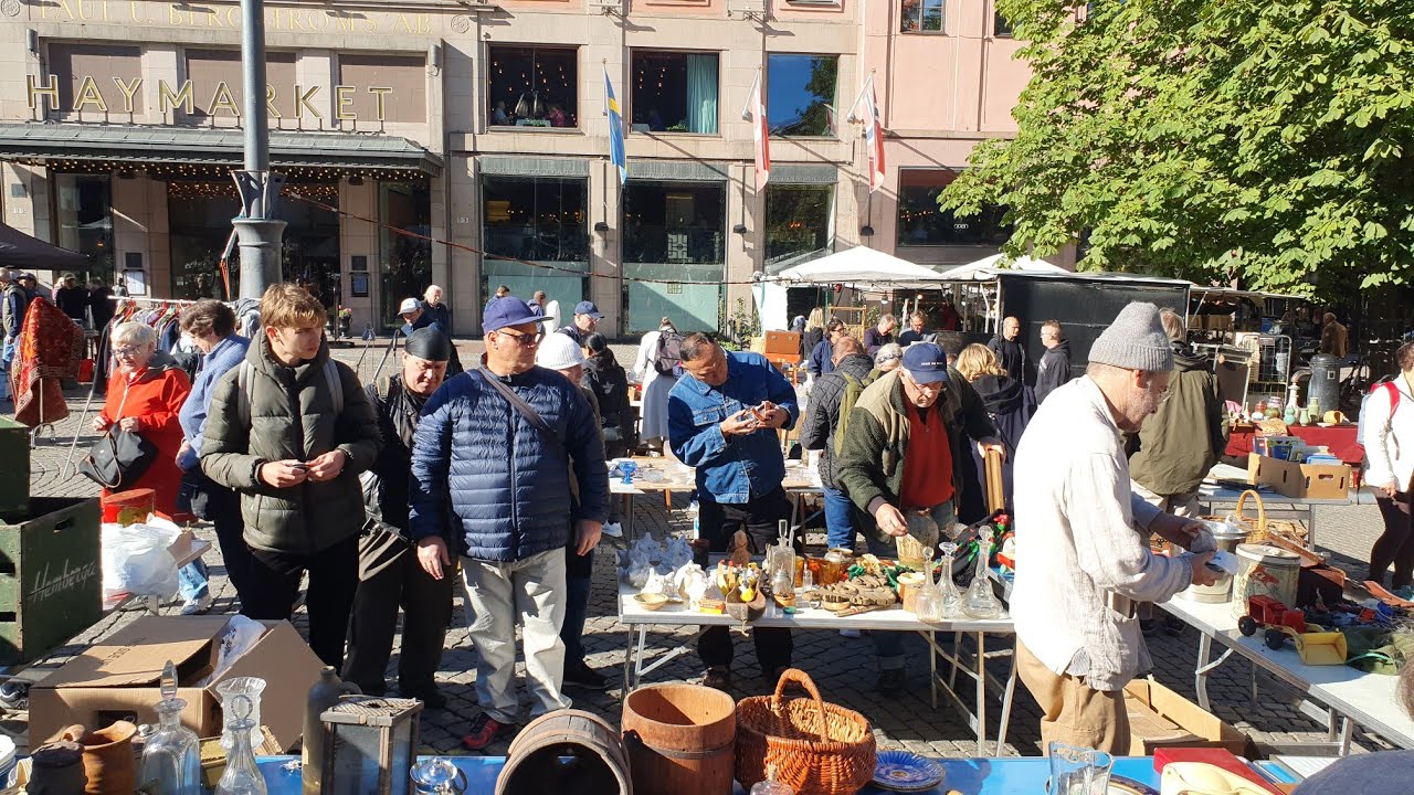 Stockholm Sunday Flea market #485 - YouTube