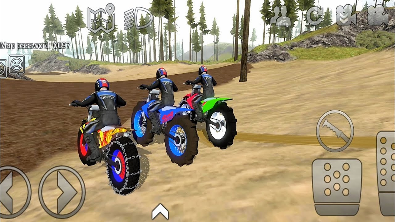 Offroad Outlaws Dirt Bike 3 Player US Motocross Driving Motorcycles ...