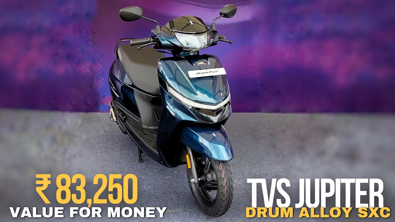 2024 TVS Jupiter 🔥 Most Value For Money Variant 💸 New TVS Jupiter Drum ...