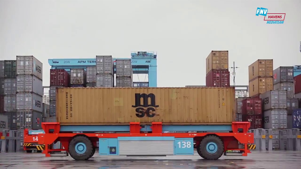Automation of Rotterdam Port - YouTube