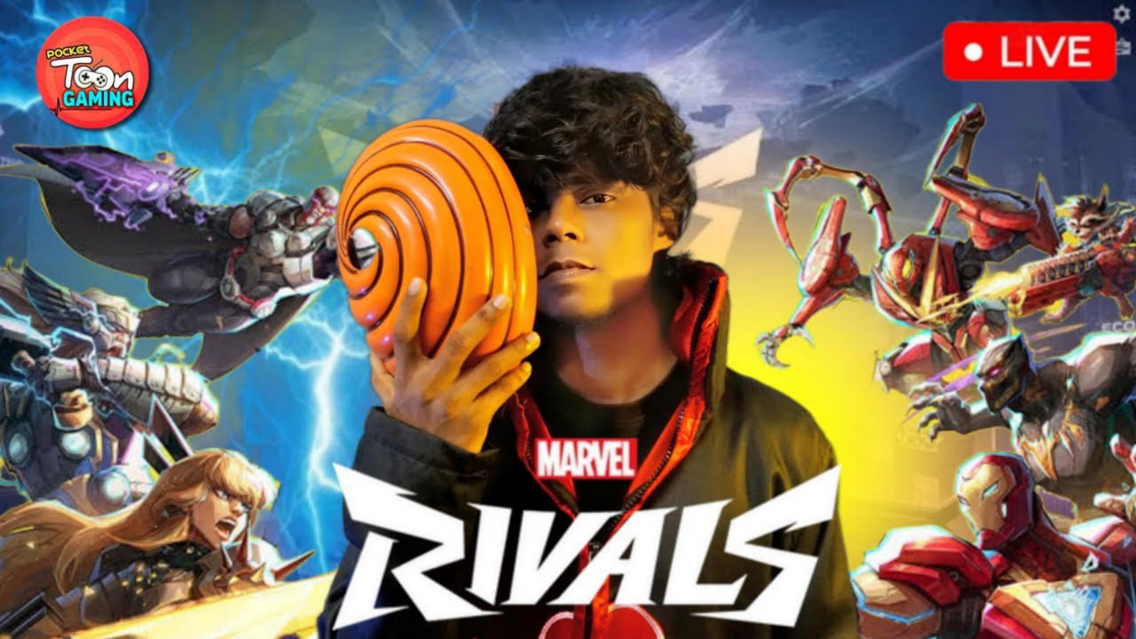 let's play MARVEL RIVALS | POCKET TOON GAMING 🔴Live - PTG - YouTube