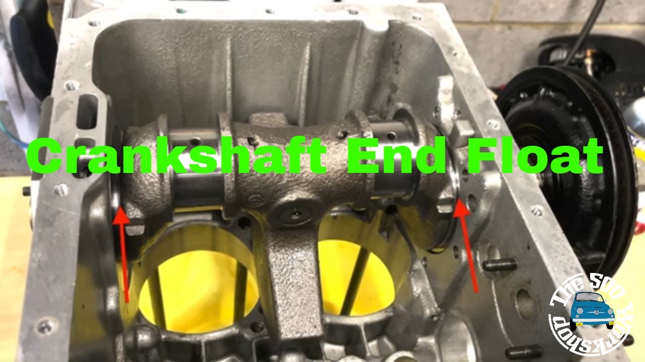 Crankshaft End Float on a Classic Fiat 500 / 126 engine - YouTube