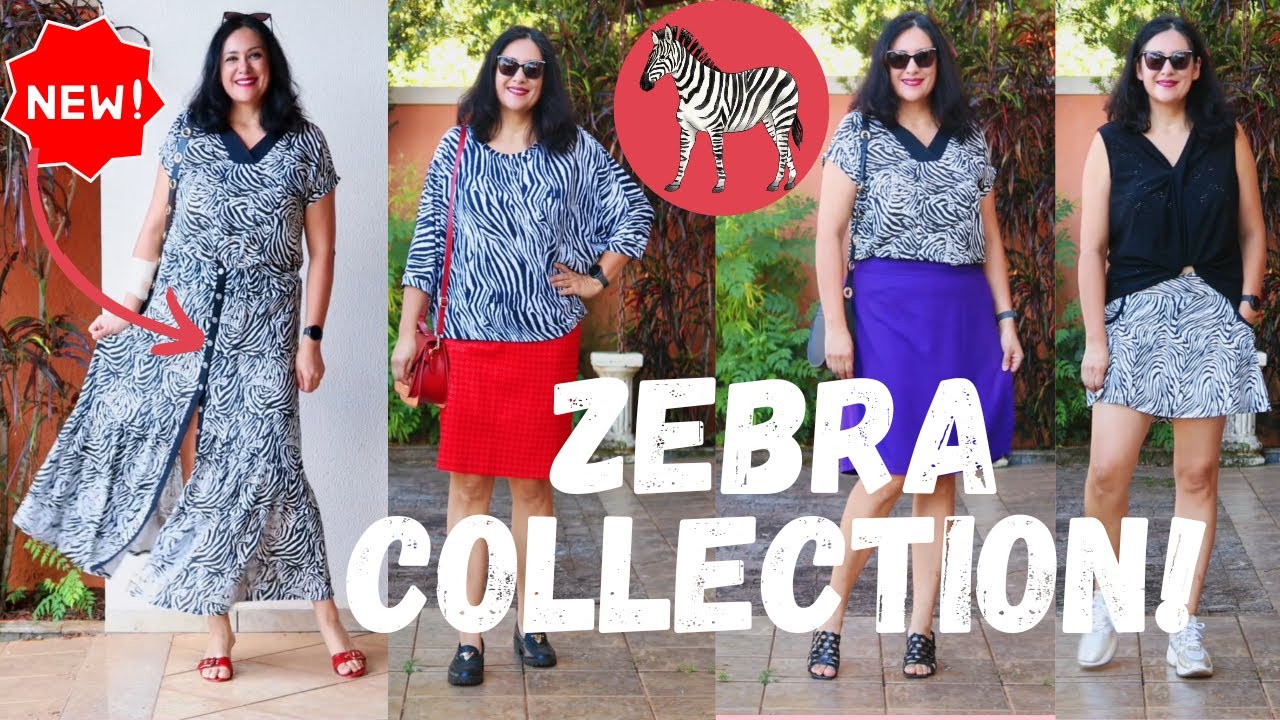 A peek into my Zebra PRINT COLLECTION.TOO MUCH?! + NEW Caprice skirt (Love Notions). Zebra SETS ...