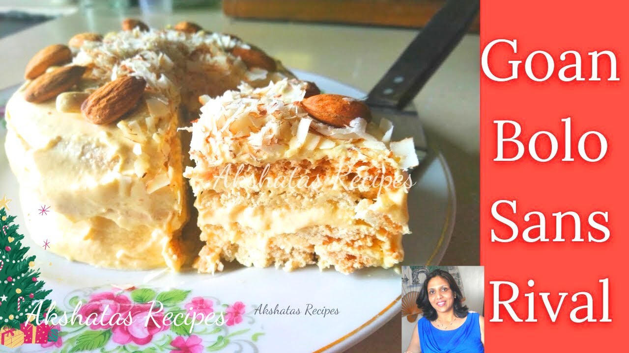 Goan Bolo Sans Rival |Goan Portuguese recipe|@akshatasrecipes# ...