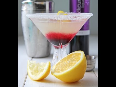 How To Make A Blackcurrant Lemon Drop - YouTube