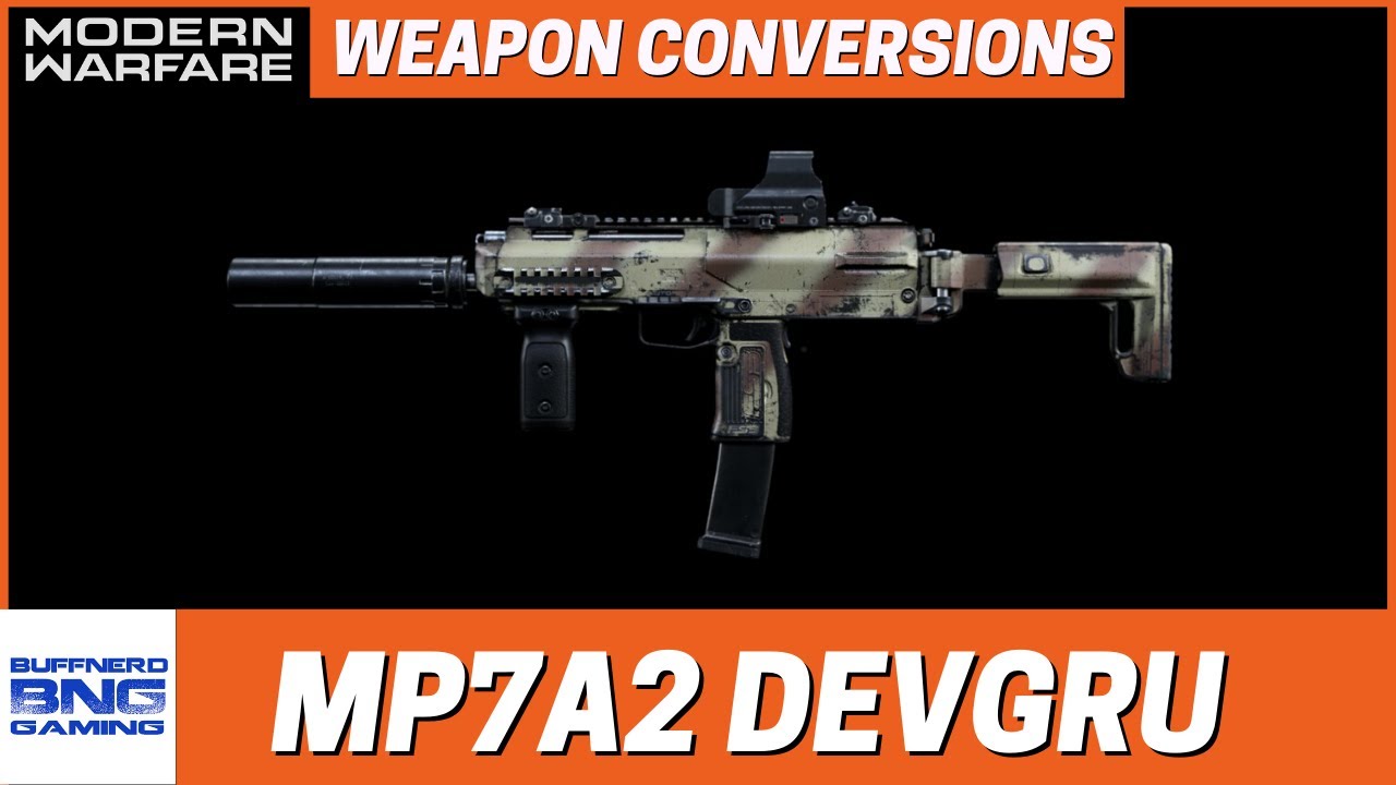 MP7A2 Weapon Conversions - Call Of Duty Modern Warfare - YouTube
