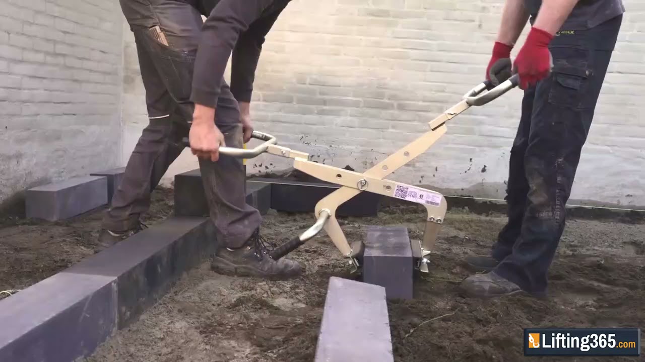 Orit Kerb Clamp 'Duo' Block Lifter - YouTube