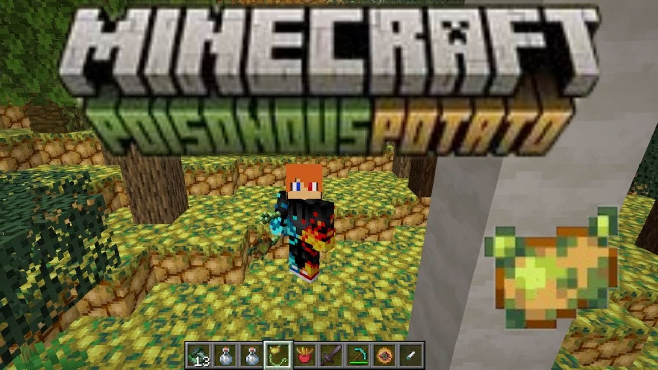 Pruebo La Nueva Versión Troll De Minecraft: Mincraft Poisonous Potato Update - YouTube