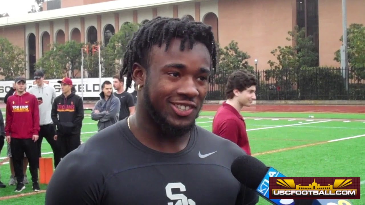 Ronald Jones says he is a top two running back in 2018 draft - YouTube