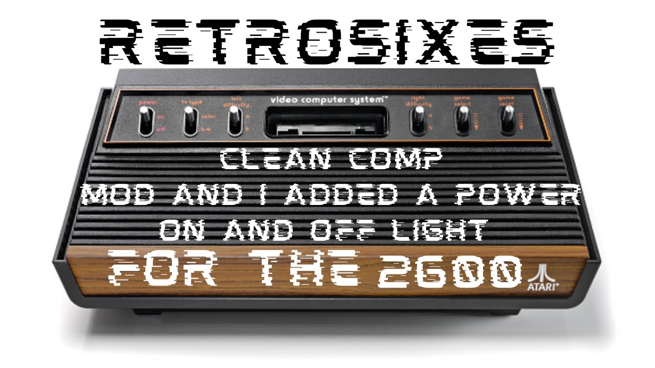 PART 2 CLEAN COMP AV MOD FROM RETROSIX FOR THE LIGHT SIXER #atari # ...