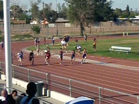 100 meter estrella middle school - YouTube
