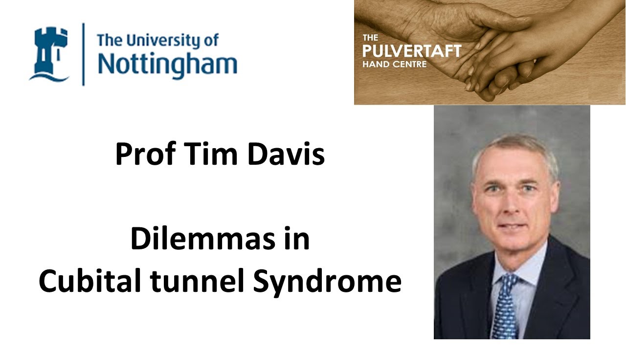 Prof Tim Davis talk Cubital Tunnel - YouTube