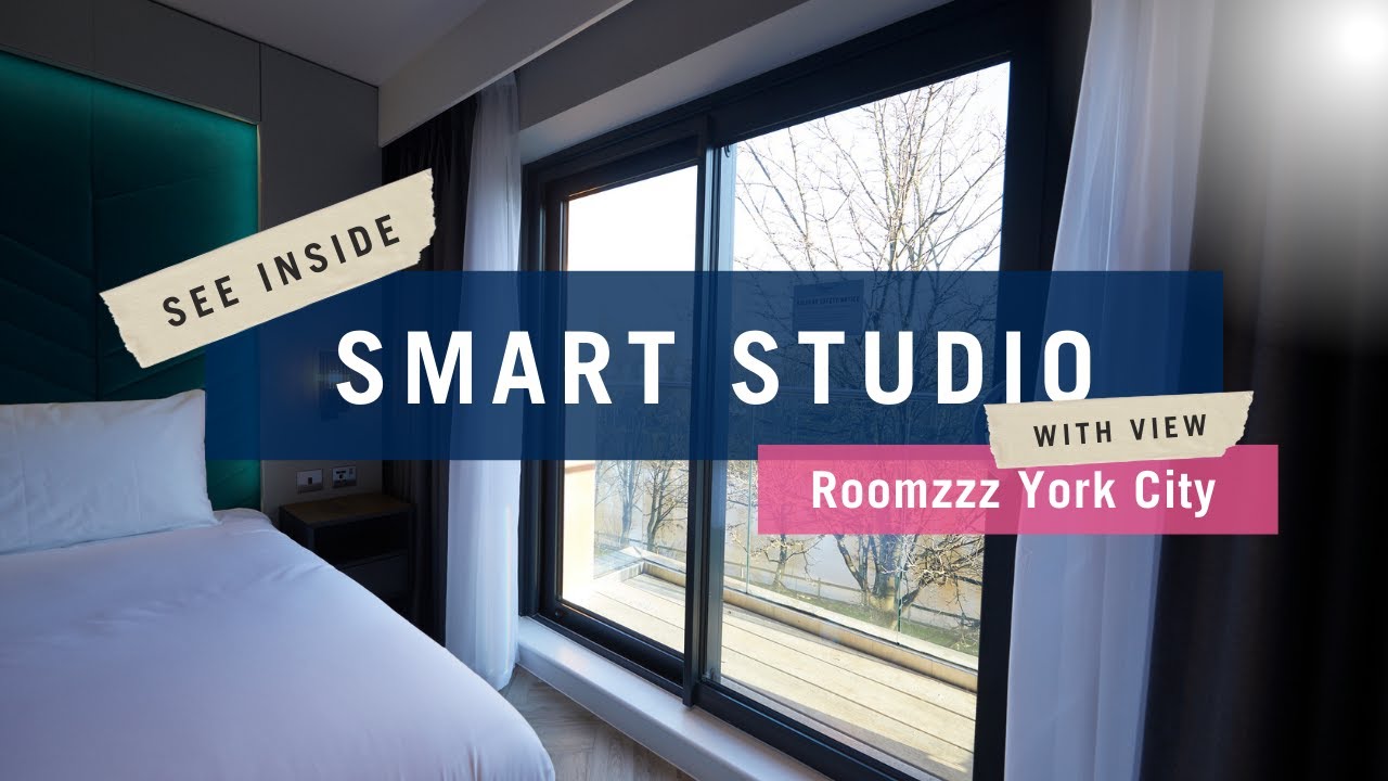 Smart Studio with View | Apartment Tour | Roomzzz York City - YouTube