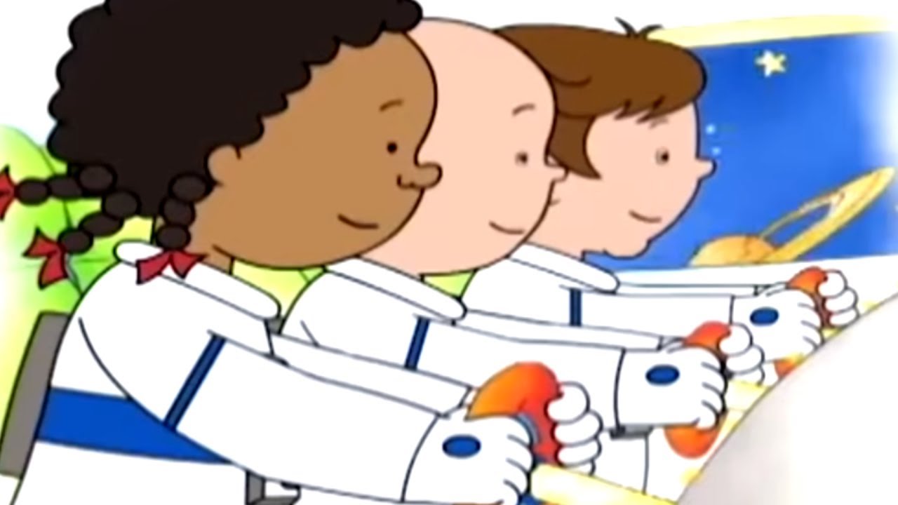 La aventura en el espacio | Caillou en Español Castellano - YouTube