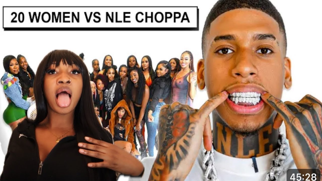 20 WOMEN VS 1 RAPPER: NLE CHOPPA | Jay Reaction - YouTube