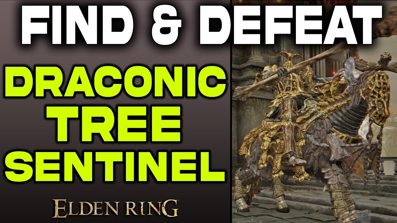 Draconic Tree Sentinel Secret Location & How To Defeat/Cheese Easy | Elden Ring | Boss Fight ...