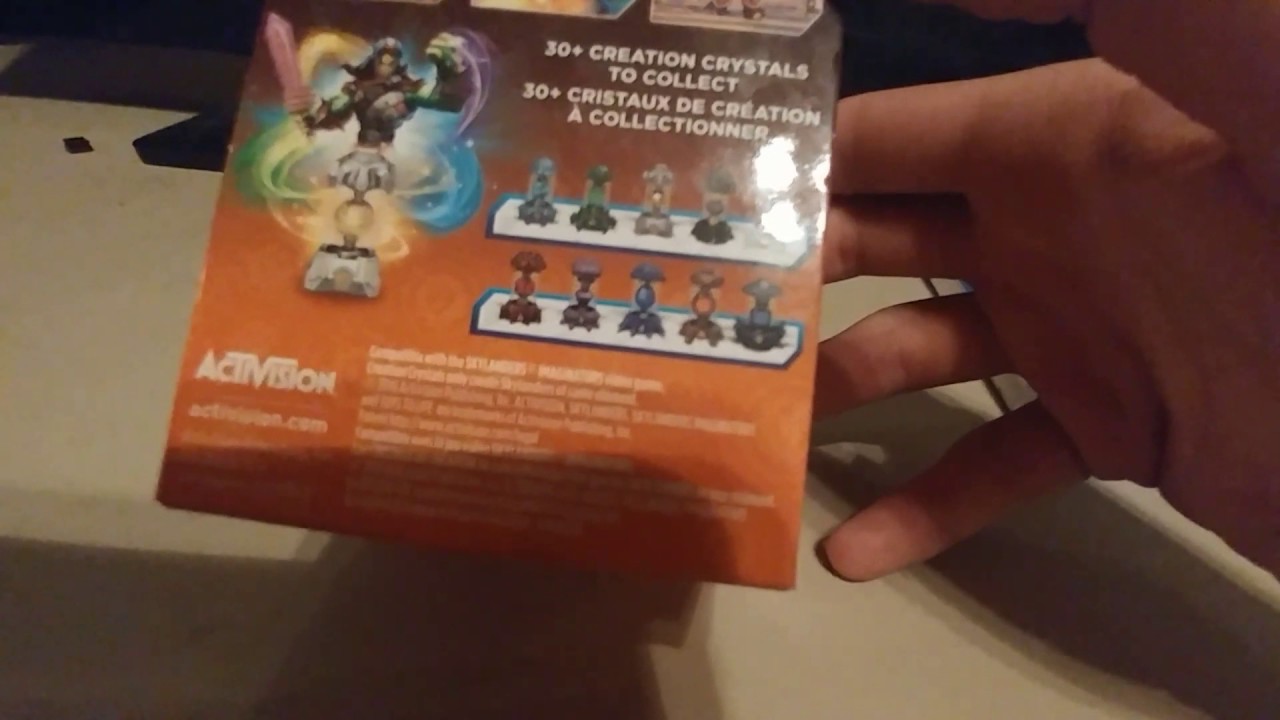 Skylanders imaginators tech creation crystal unboxing!!! - YouTube