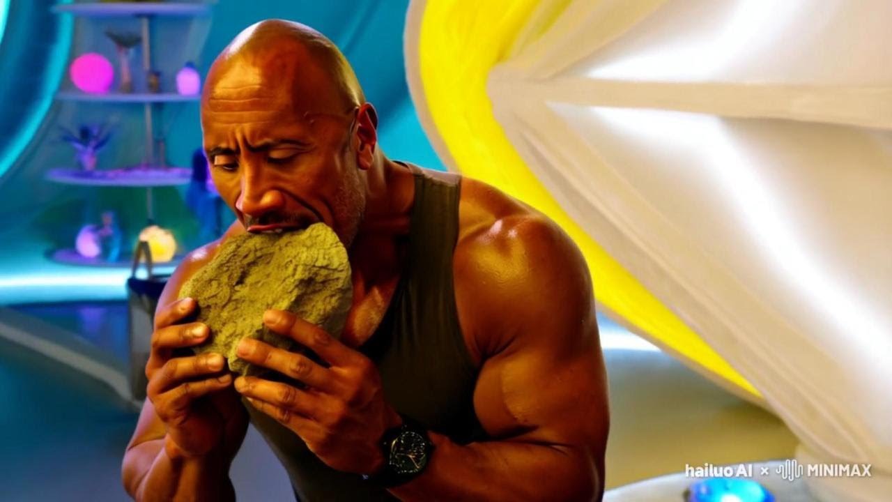 The Rock eating rocks (2024 updated) - YouTube