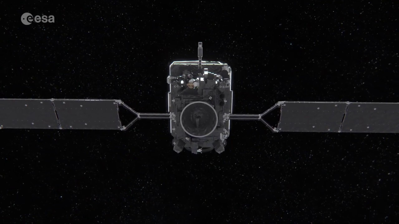 Solar Orbiter boom and antenna deployments - YouTube