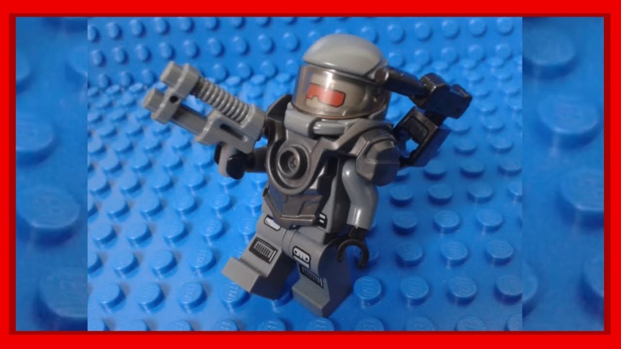 Lego minifigure custom #2 (Future robot soldier) - YouTube