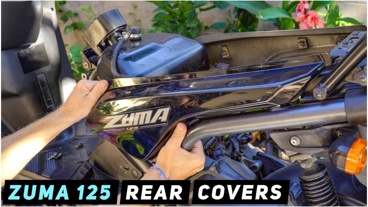 Yamaha Zuma / BWS 125 Rear End Covers Removal / Installation | Mitch's ...