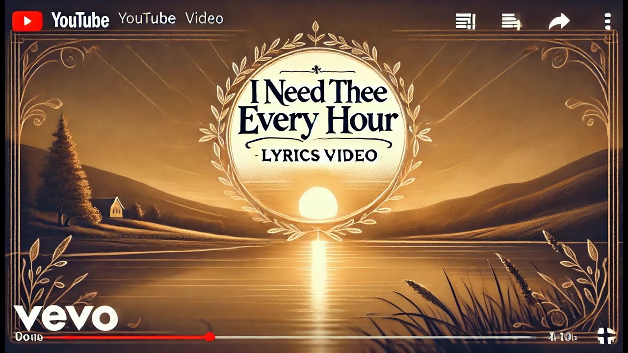 🎶 I Need Thee Every Hour (Lyrics) – Powerful Hymn for Peace & Strength ...