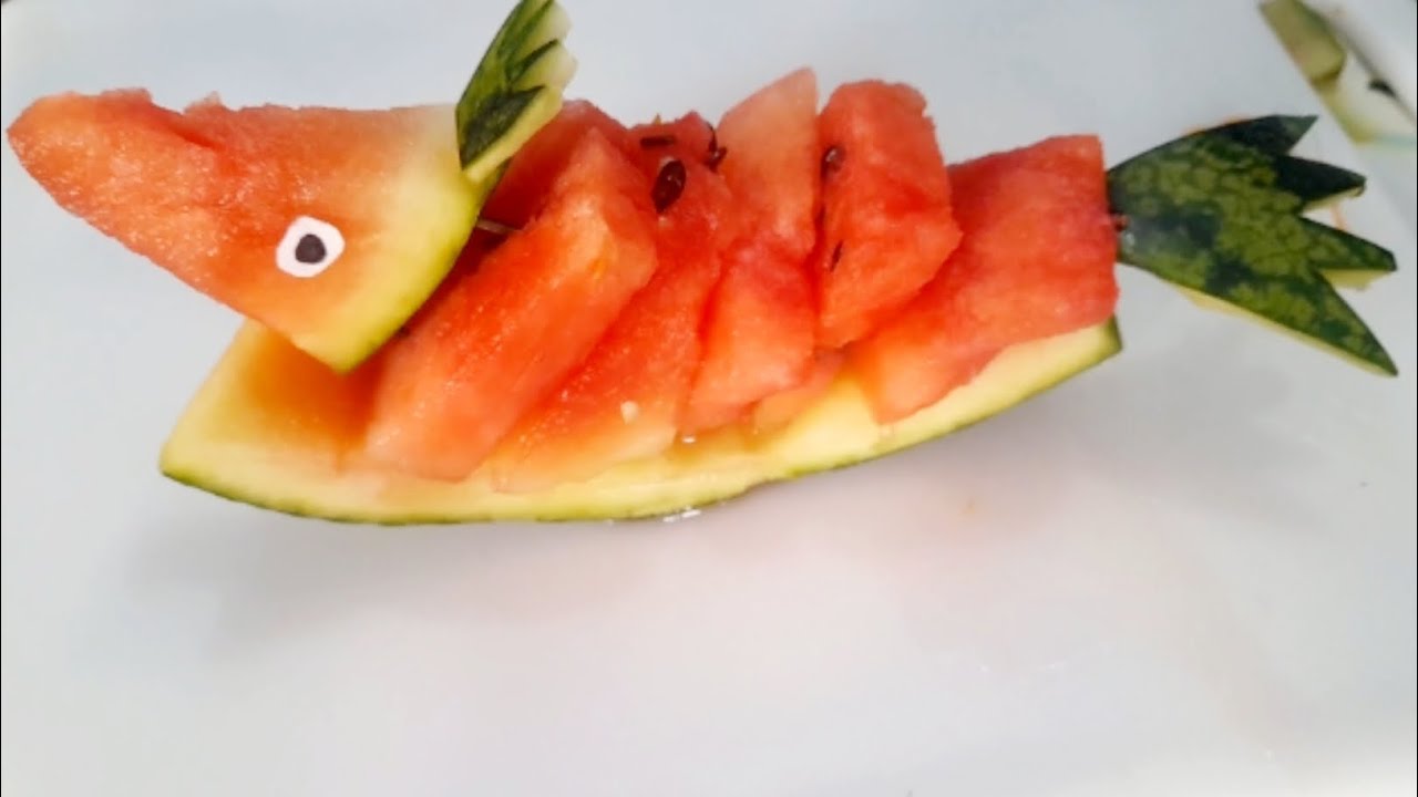 Simple Fruit Carving Watermelon 🍉 Decoration Art Tricks. - YouTube
