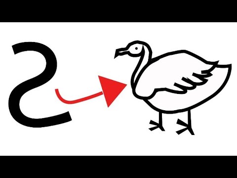 "Quack! Turn 2 into a Duck | Easy Drawing for Kids" - YouTube