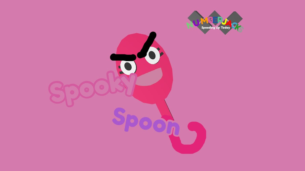 Numberjacks: Speeding up today | Spooky spoon song (music video) - YouTube